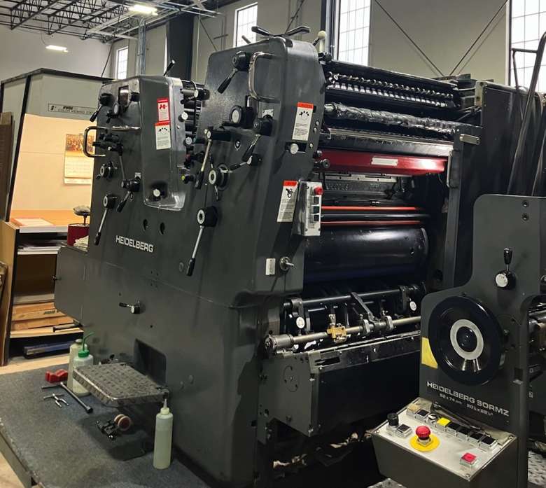 Heidelberg SORMZ: Conventional Damp and Impressive Specs Used Presses