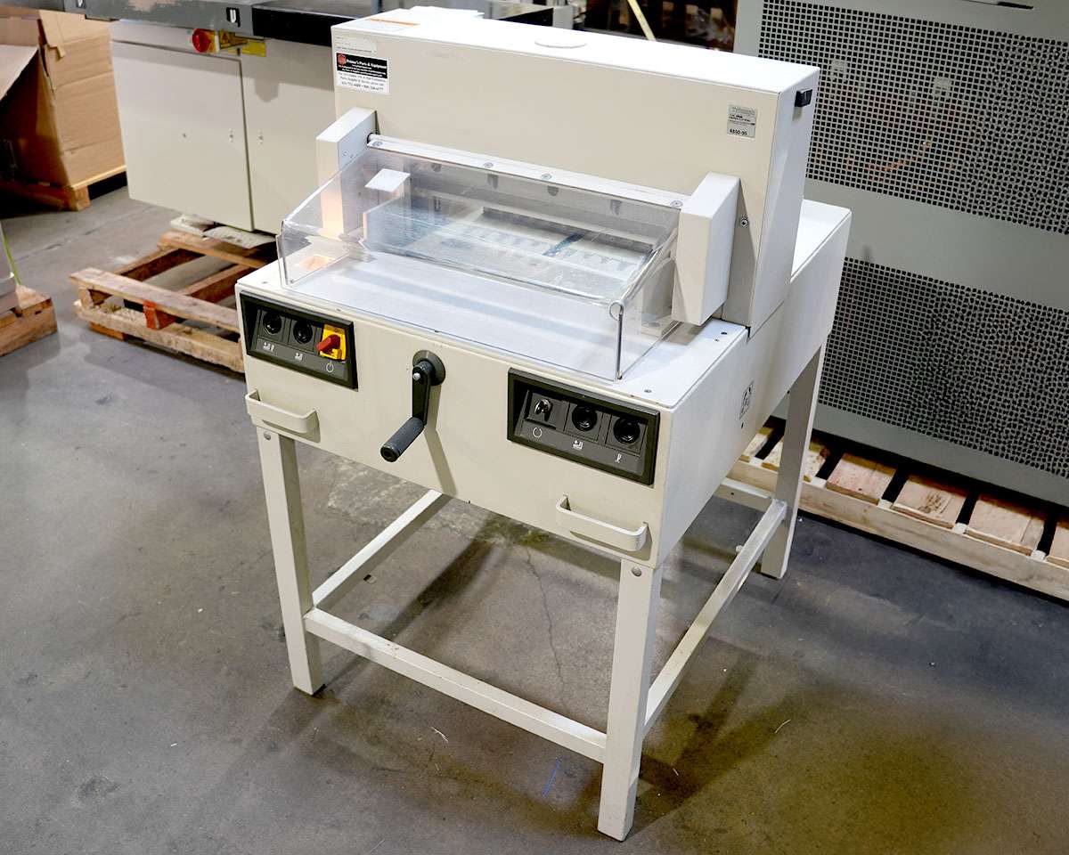 Triumph Ideal 4850-95 Paper Cutter for Precision Cutting Used Presses