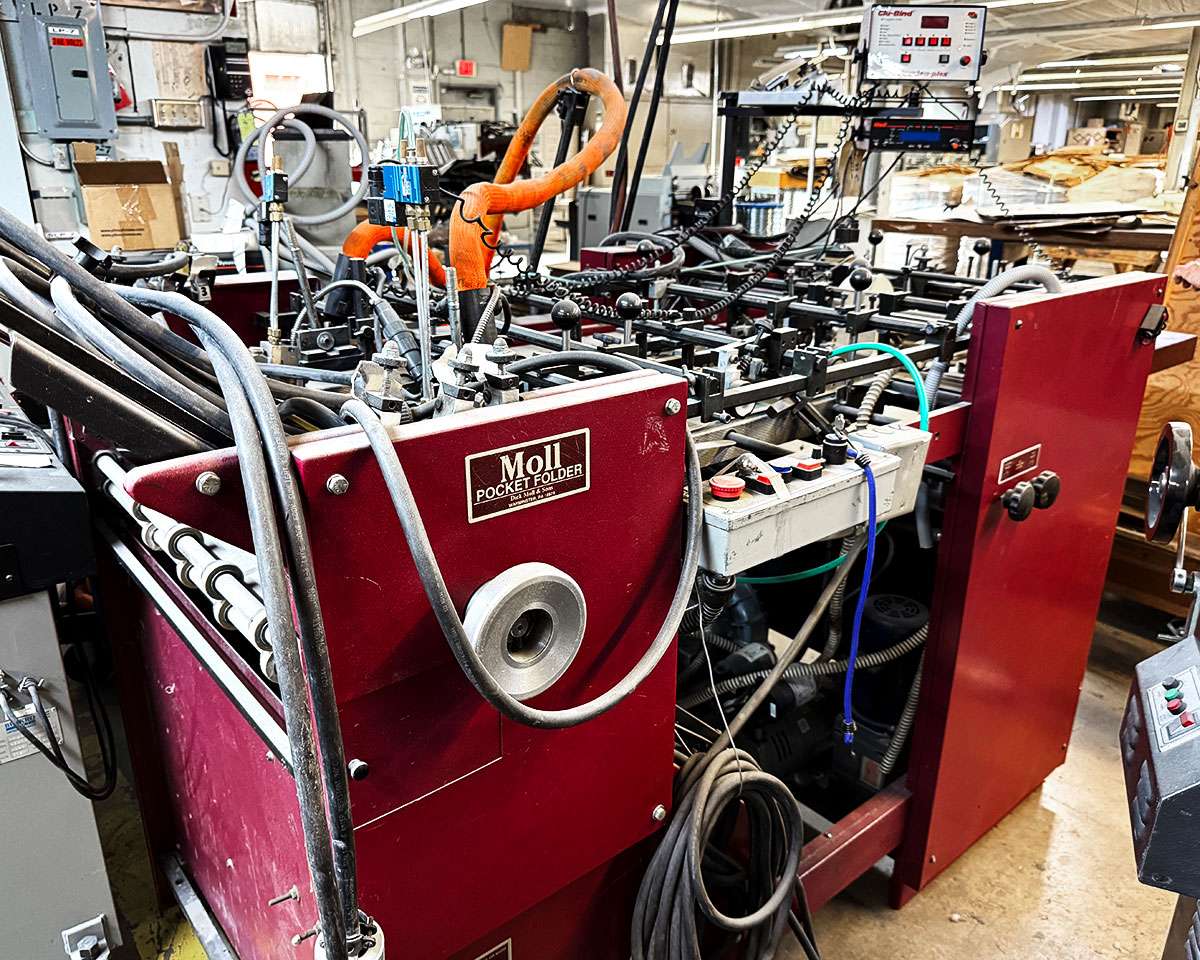 Pocket Folder Gluer for Increased Production Speed - Used Presses