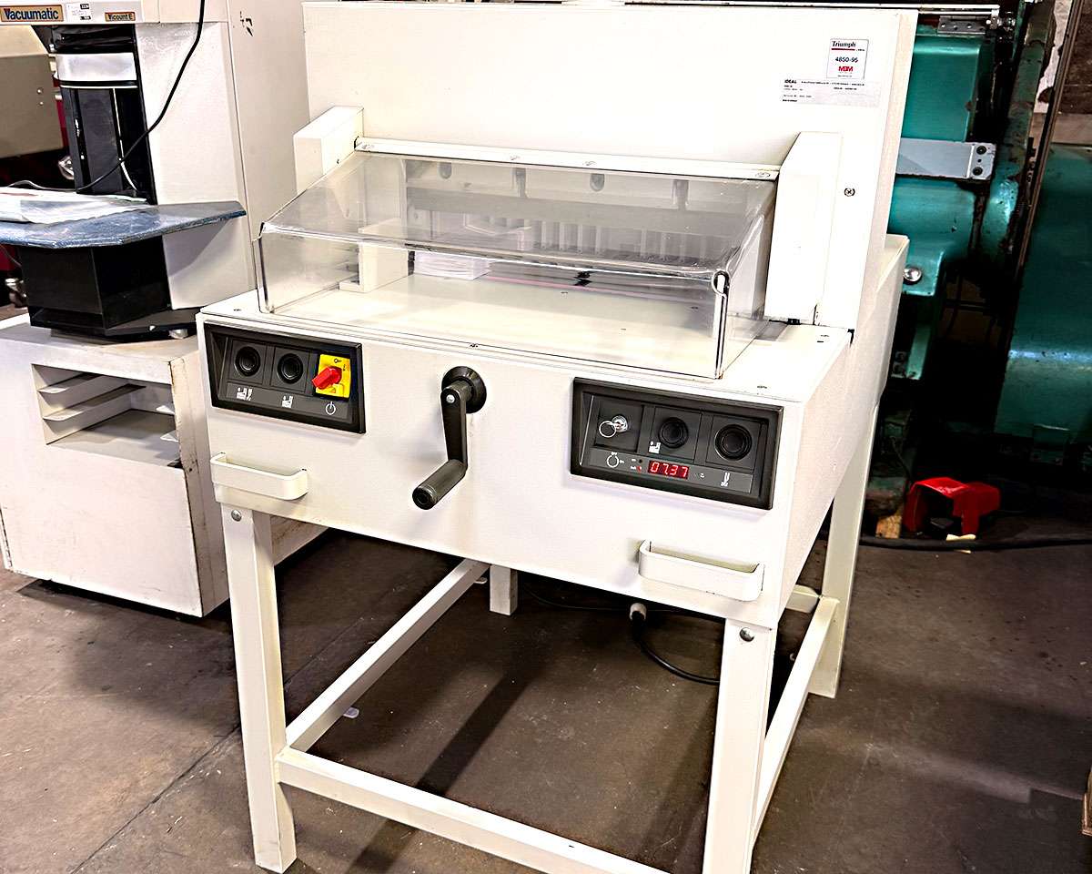 Triumph 4850-95 Cutter: Ideal for Your Needs - Used Presses