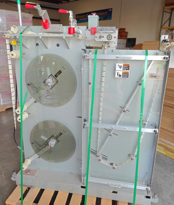 Kirk Rudy KR565: A Versatile Label Splicing Unit Used Presses
